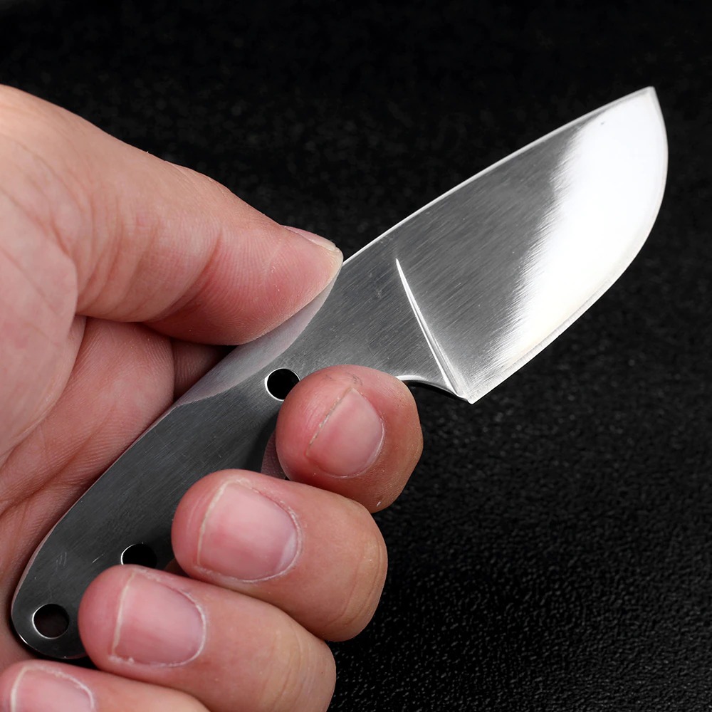 440C Knife Making Blanks Handmade Fixed Blade EDC DIY