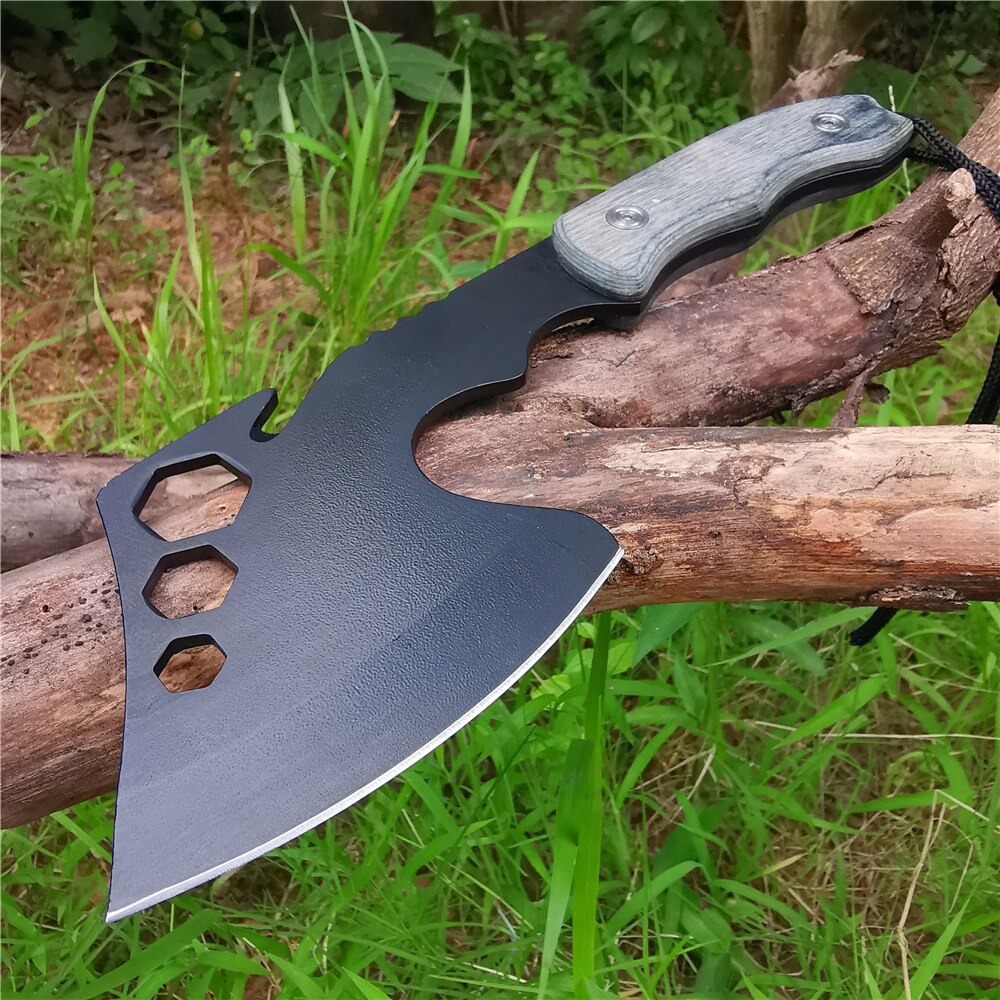 Hatchet Outdoor Axe Tomahawk tactical Jungle Camping Bone