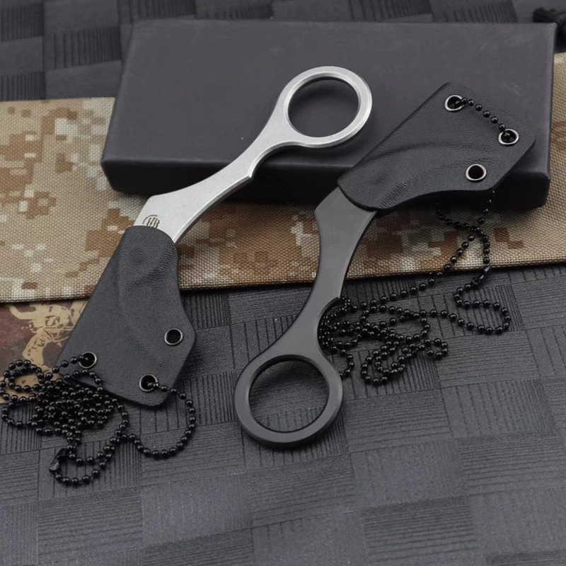 Karambit Claw Knife With Sheath D2 Blade Outdoor Full Tang Tool