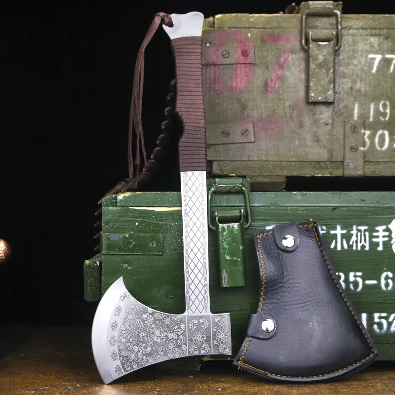 High Manganese Axe Tactical Viking Hatchet Mountain Axxe