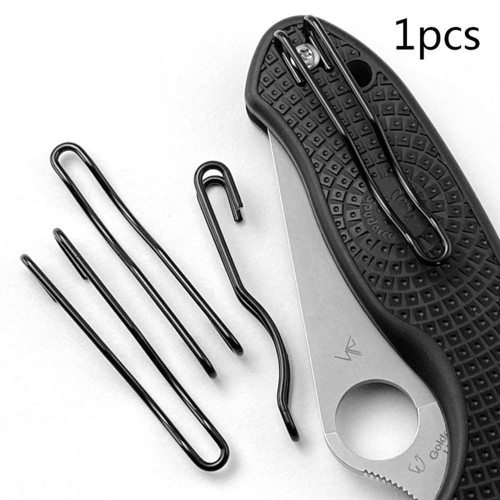 Steel Wire Back Clip for Spyderco Folding Knife Back Pocket Clip Tool DIY