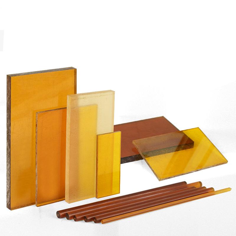 Amber PEI Handle Material Board Plate Folding Knife EDU Making Scale ...