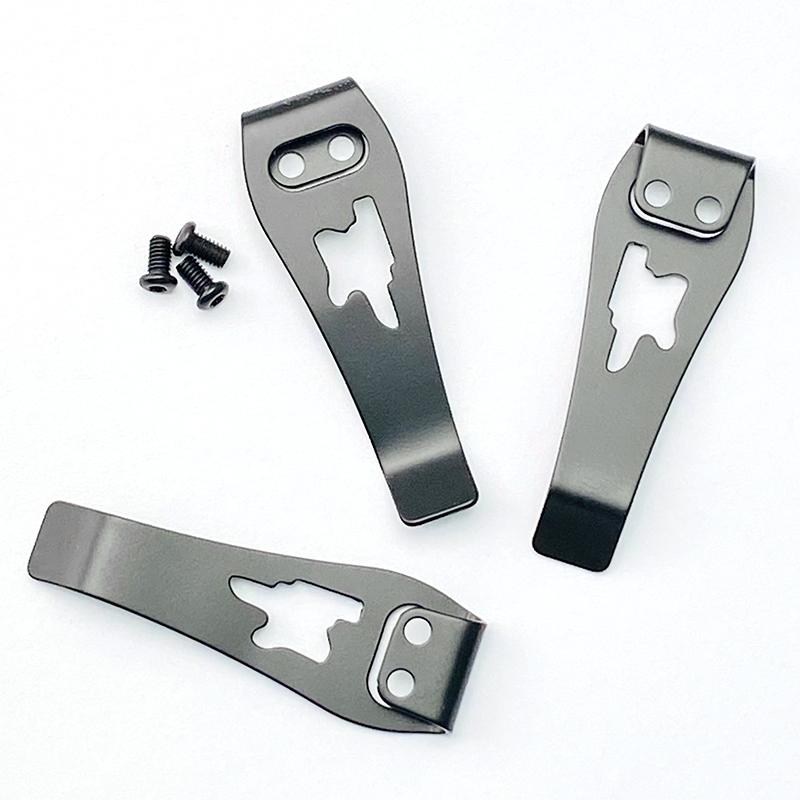 Back Clip 420 Stainless Steel Folding Pocket Clip Making Certain Knife ...