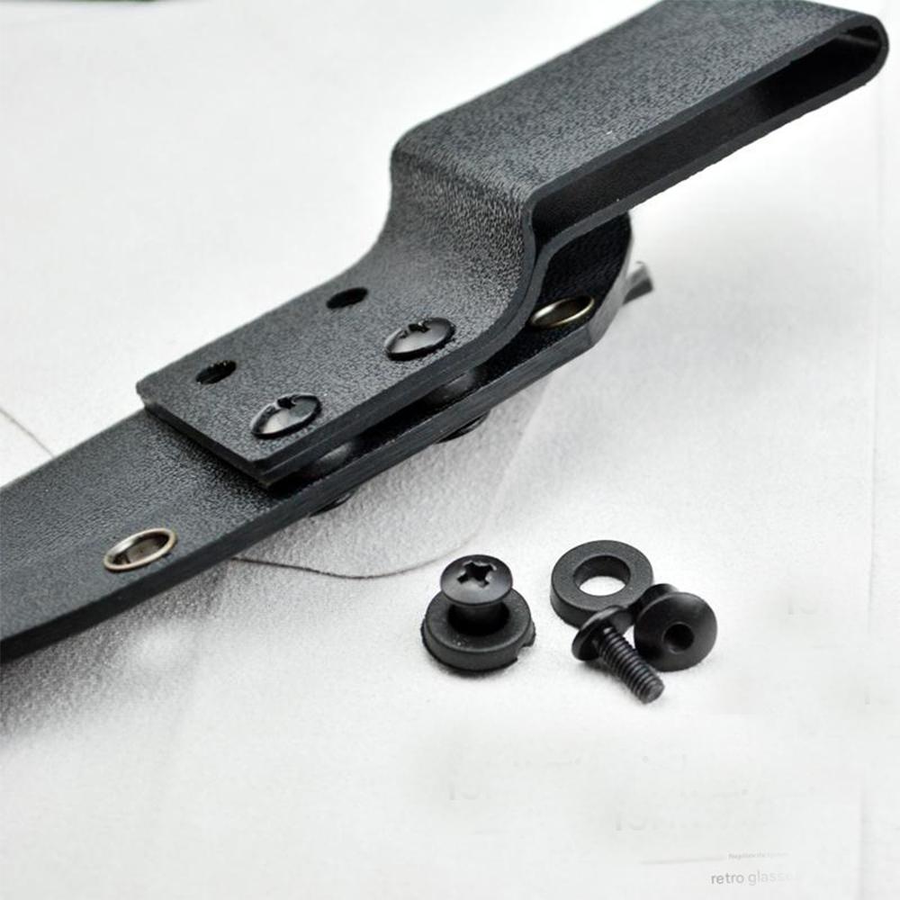 Black- KYDEX sheath Screw lock back clip Nail K sheath scabbard screw DIY