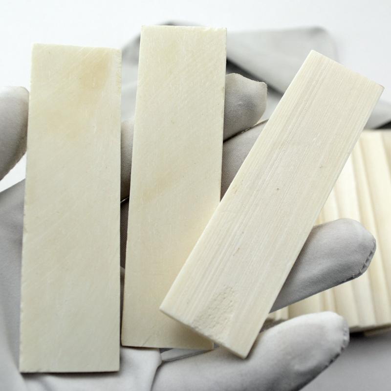 Cow Bone Knife Handle Scale Material Slice Carved Damascus Knife Spacer ...