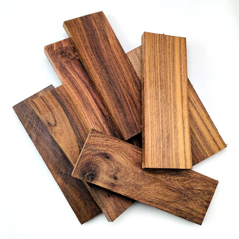Indonesian Black Rosewood Natural Wood Knife Handle Patch Material DIY