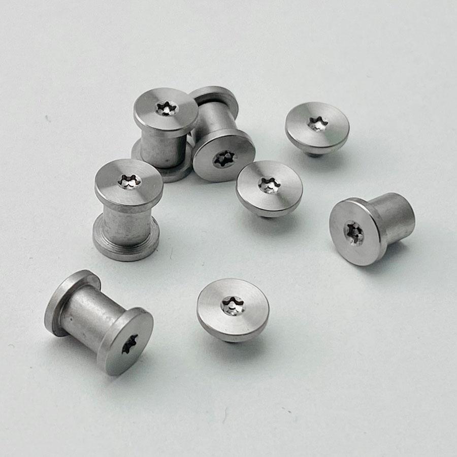 10Pcs Knife Handle Screws Folding Knife Plum Head Spindle Nails DIY ...