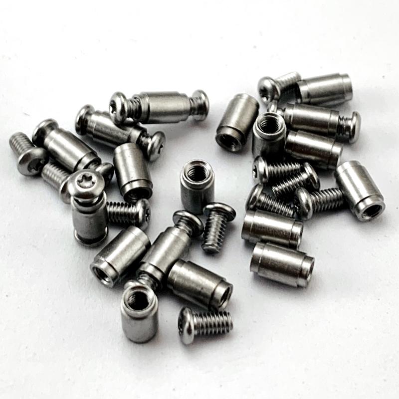 10 Pcs Scale Screw Support Top Shaft Folding Knife Making Standoff Stop ...